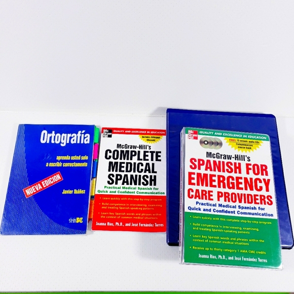 McGraw Hill's | Office | Spanish For Emergency Care Providers Anatomy Translations Etc | Poshmark